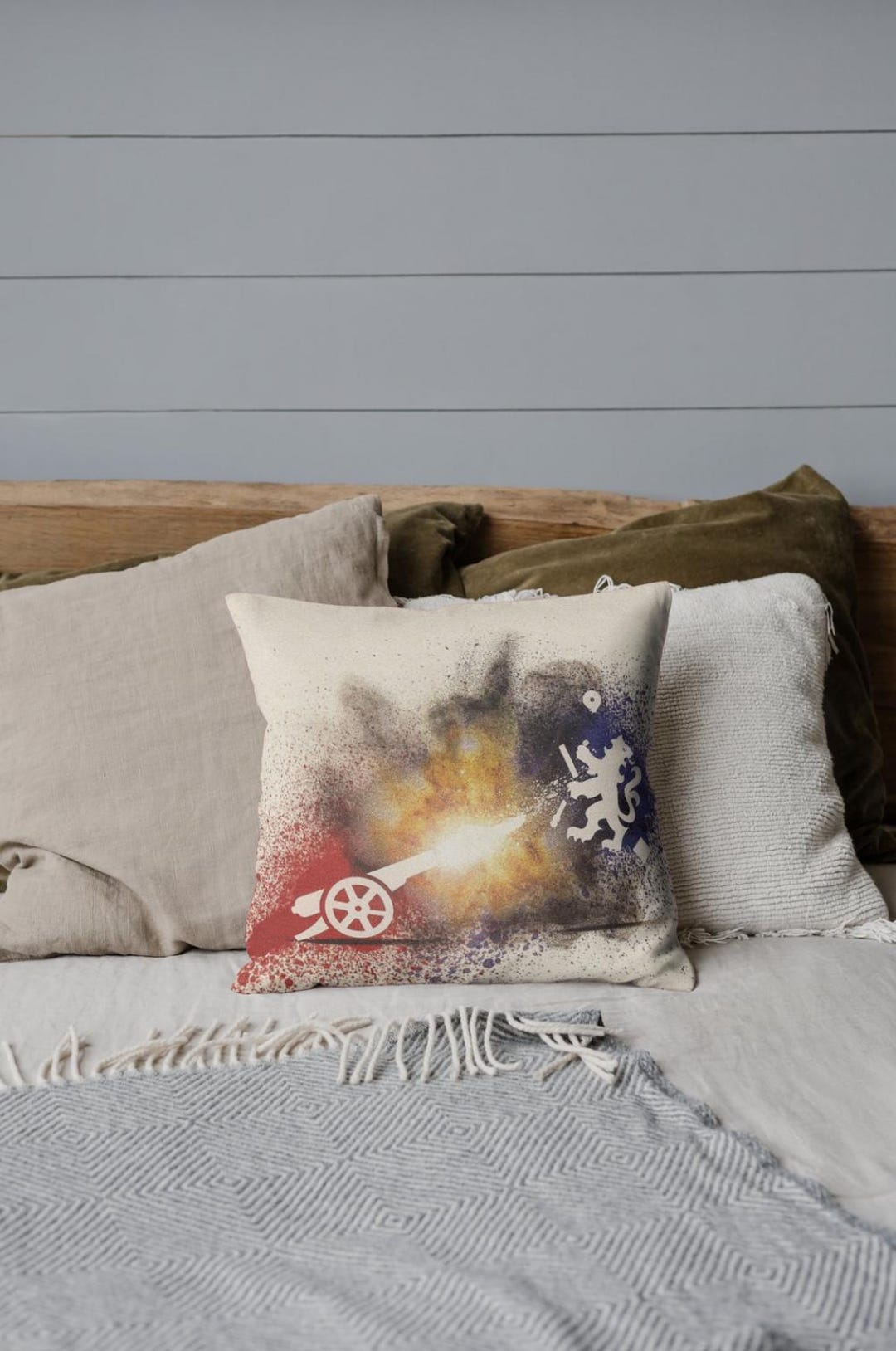 Arsenal Football Club Cushion Pillow Arsenal Pillow Football Fan Gift ...