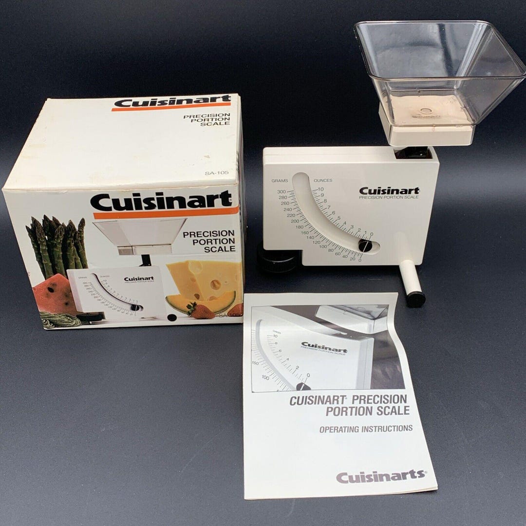 Cuisinart Precision Portion Scale Model SA-105 Weight Oz Grams ...