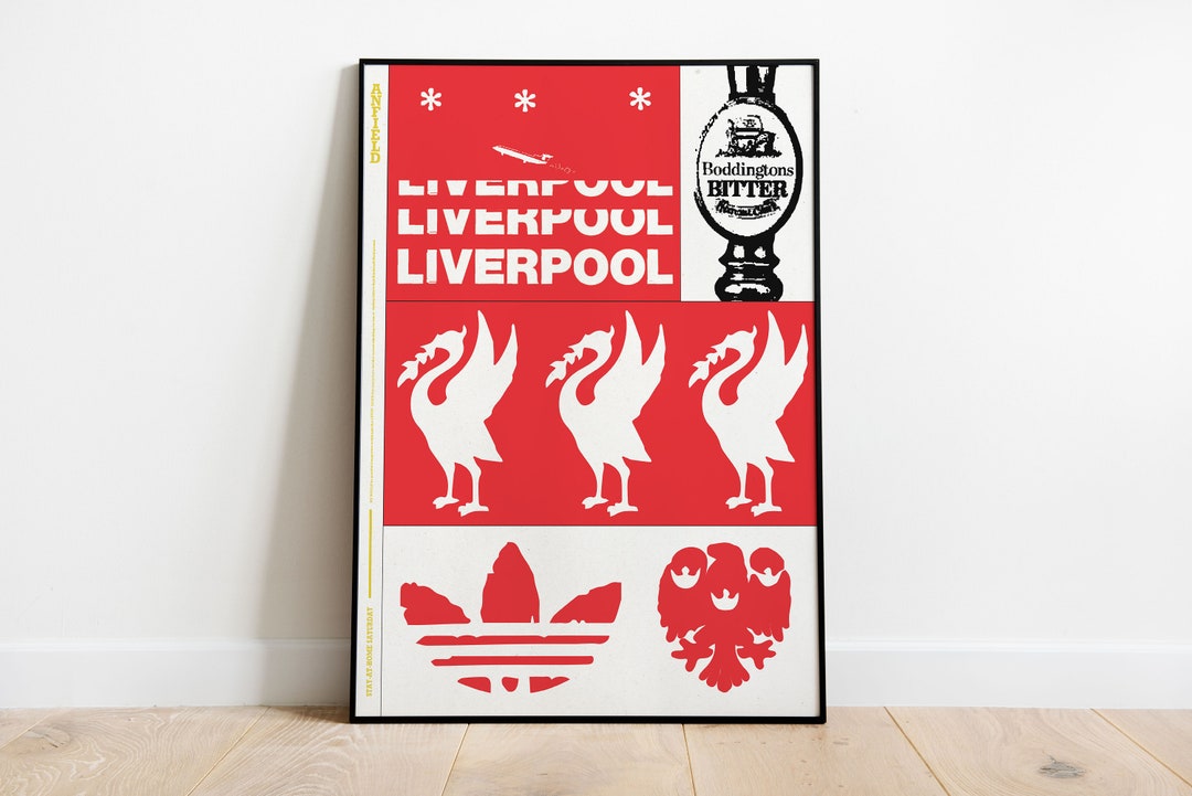 Liver Bird - Liverpool FC Poster - Etsy UK