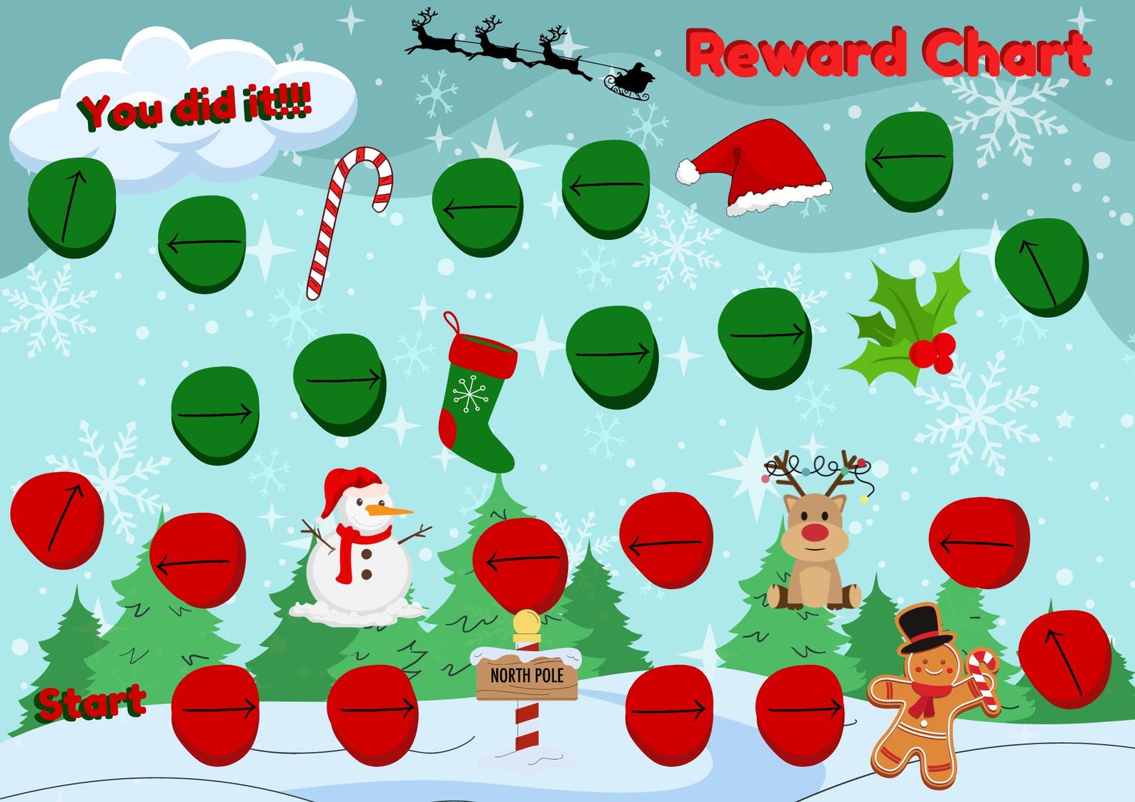 Reward Chart, Toddler Reward Chart, Potty Training, Potty Chart ...