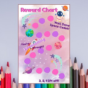 Reward Chart, Toddler Reward Chart, Potty Training, Potty Chart ...