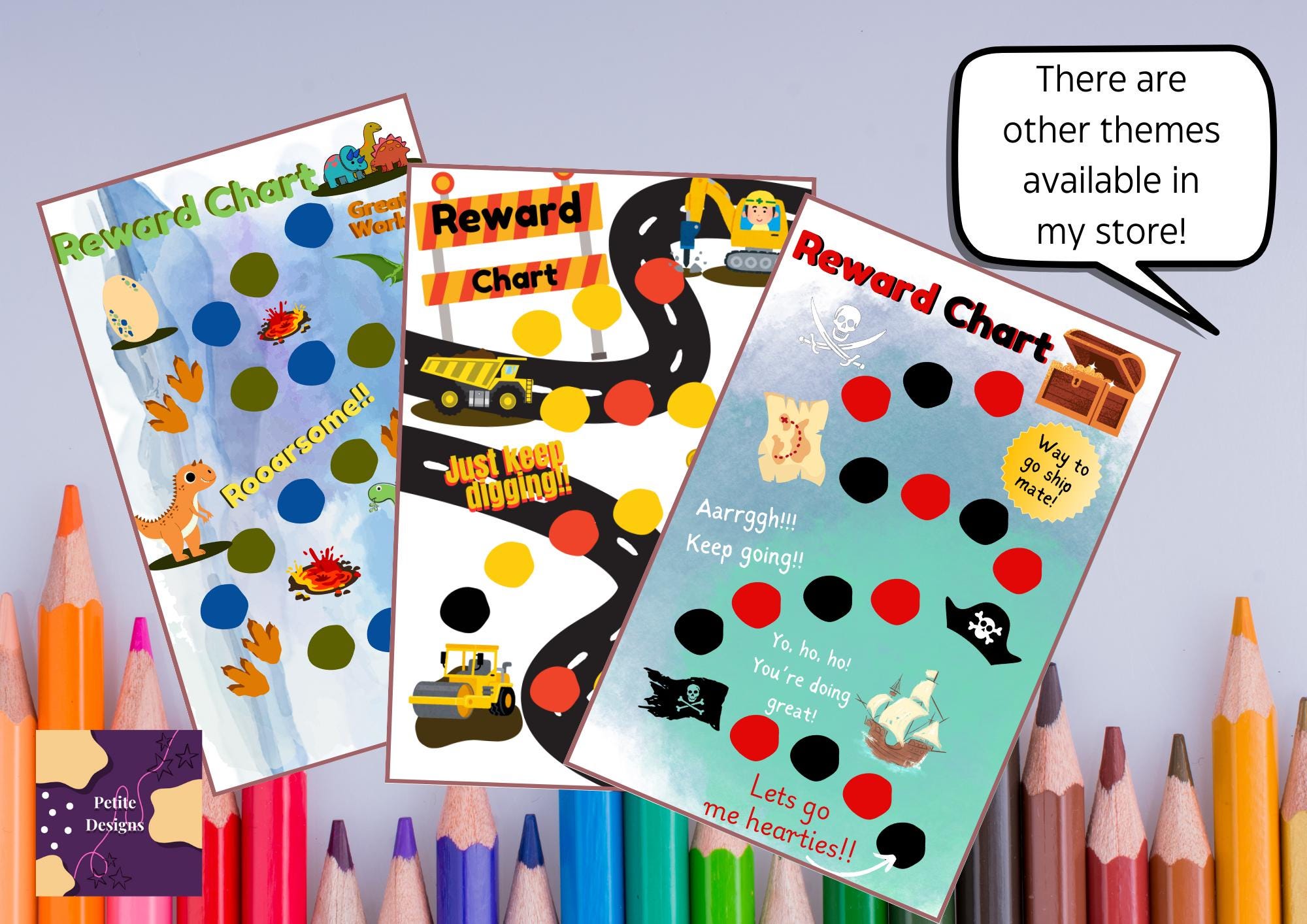 Reward Chart, Toddler Reward Chart, Potty Training, Potty Chart ...