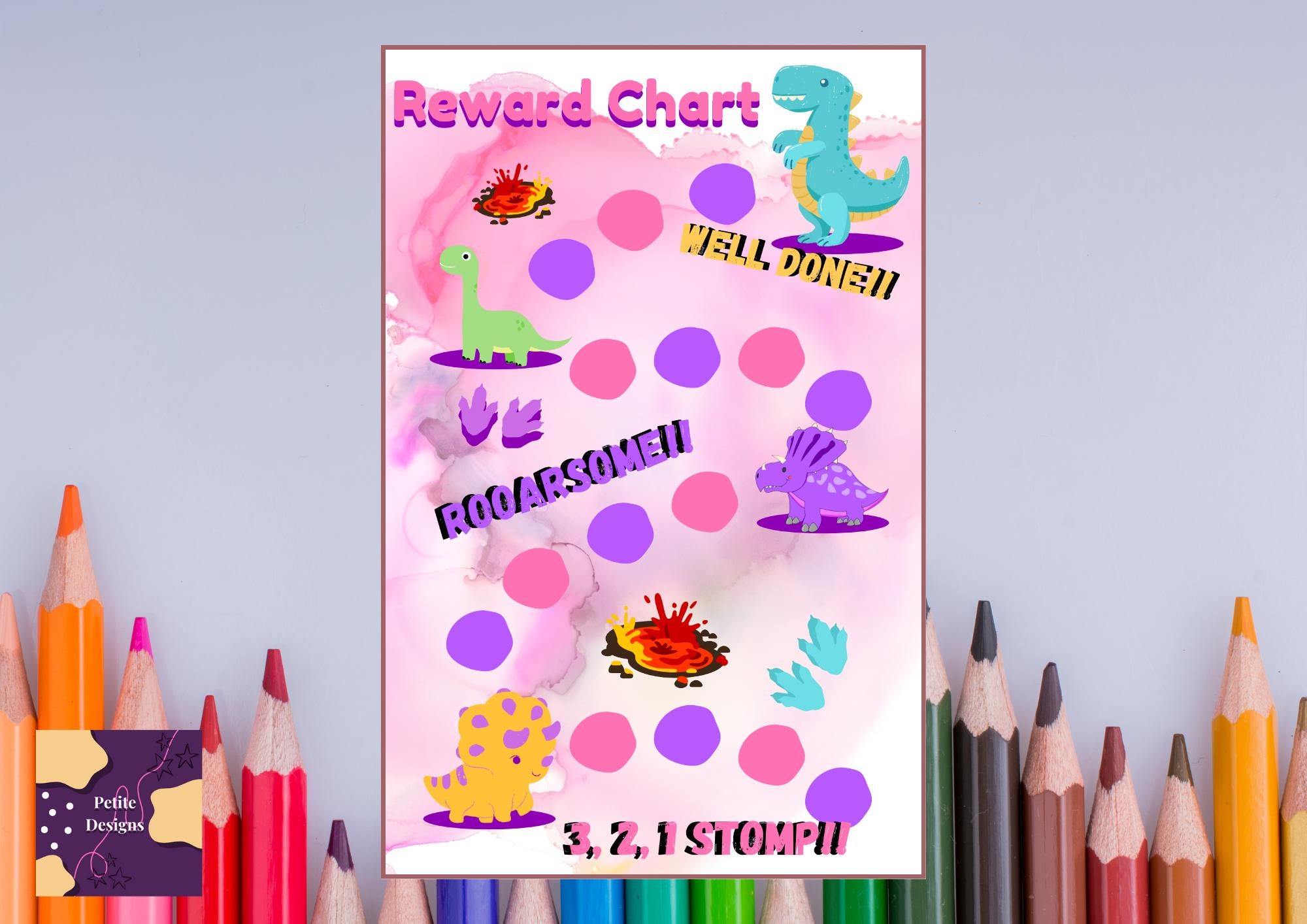 Reward Chart, Toddler Reward Chart, Potty Training, Potty Chart ...