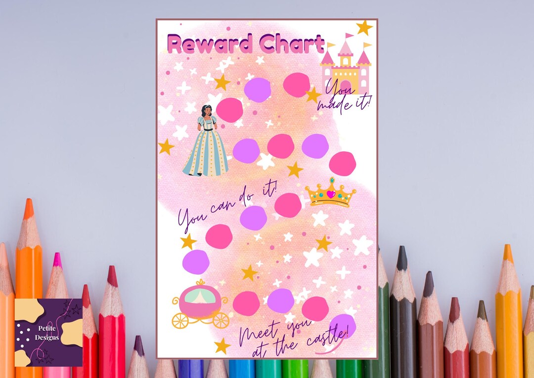 Reward Chart, Toddler Reward Chart, Potty Training, Potty Chart ...