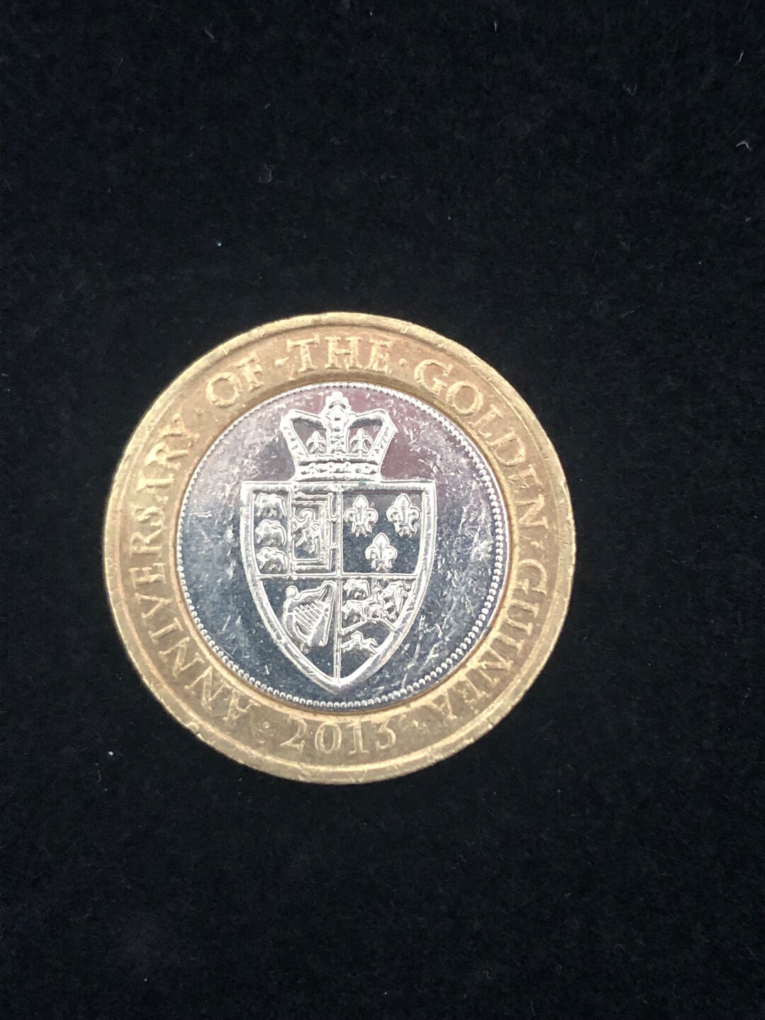 2 Pound Coin Anniversary of the Golden Guinea - Etsy