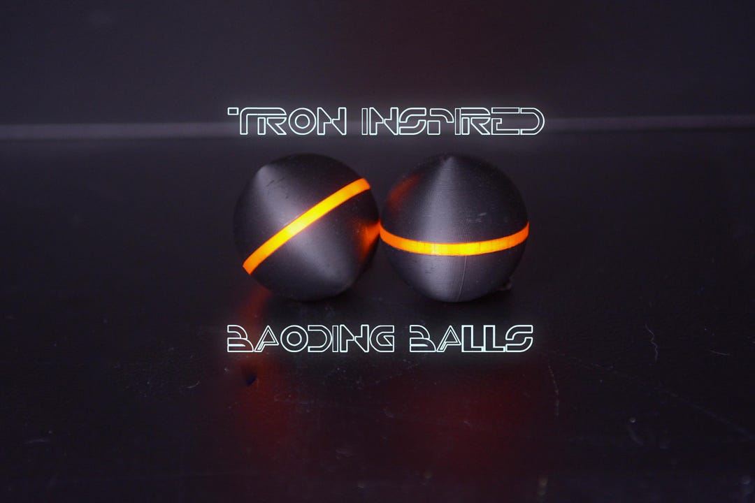 Tron Legacy-inspired Baoding Balls for Cosplay Fans – Custom Designed ...