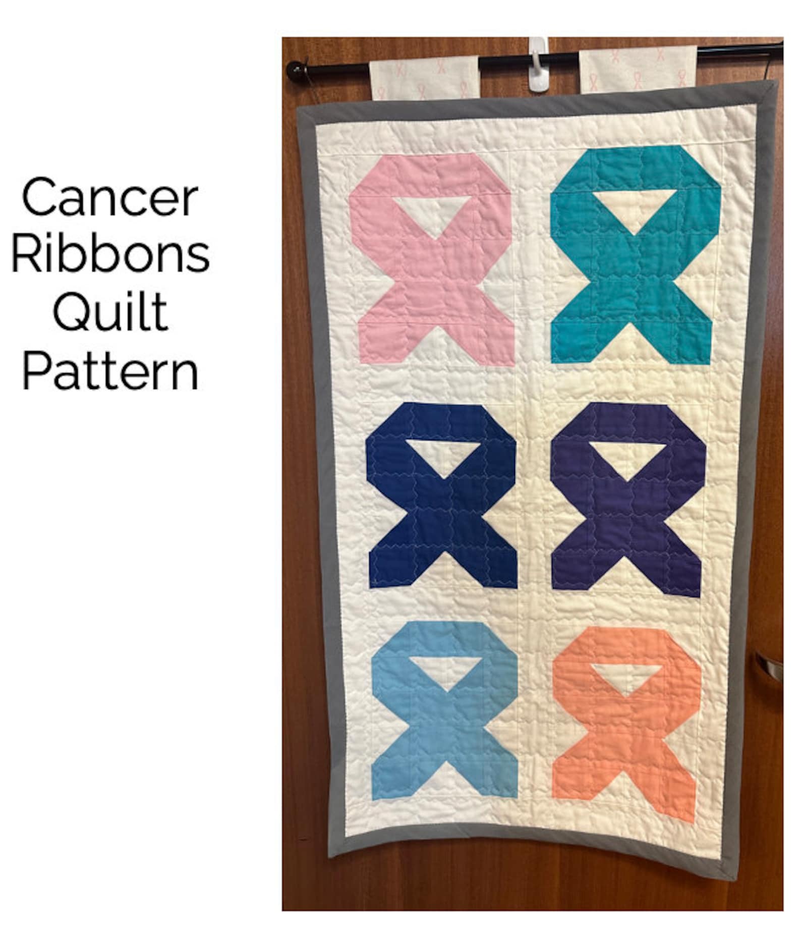 Cancer Ribbon Quilt Pattern - Etsy