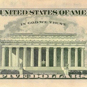 5 Dollar Bill, Your Face on Money, Game Money, Party Money, Custom ...