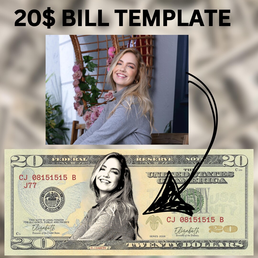 Personalized Money, Fake Money, Prop Money, Your Face on Money, 20 ...