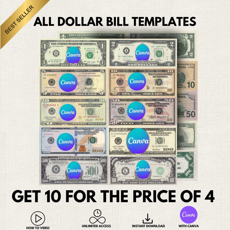 $100 Monopoly Money - Etsy
