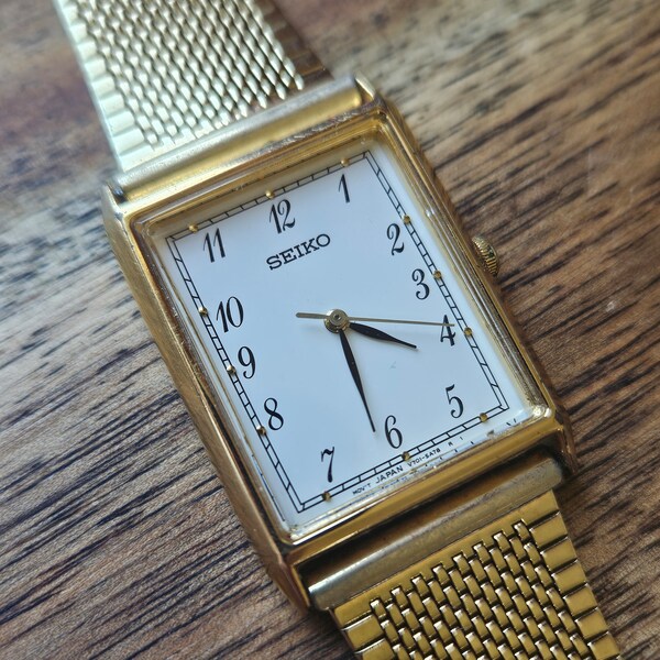 Seiko Gold Tank Watch - Etsy