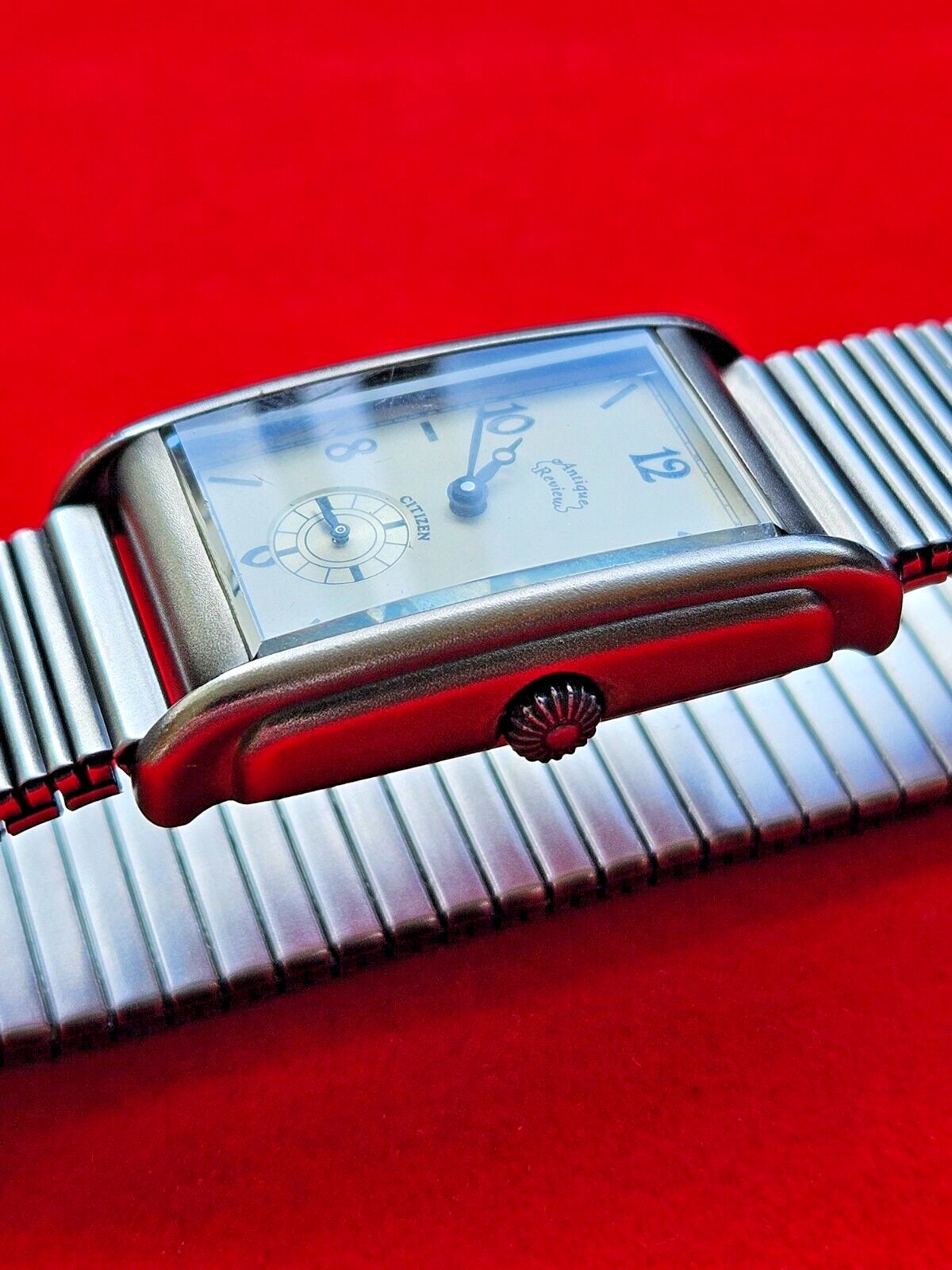 Vintage Citizen White Face Womens Tank Styled Dress Watch Fully Working ...