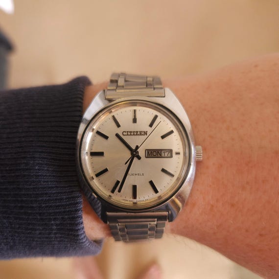 Vintage Citizen Automatic 21 Jewels Mens Watch - Made… - Gem