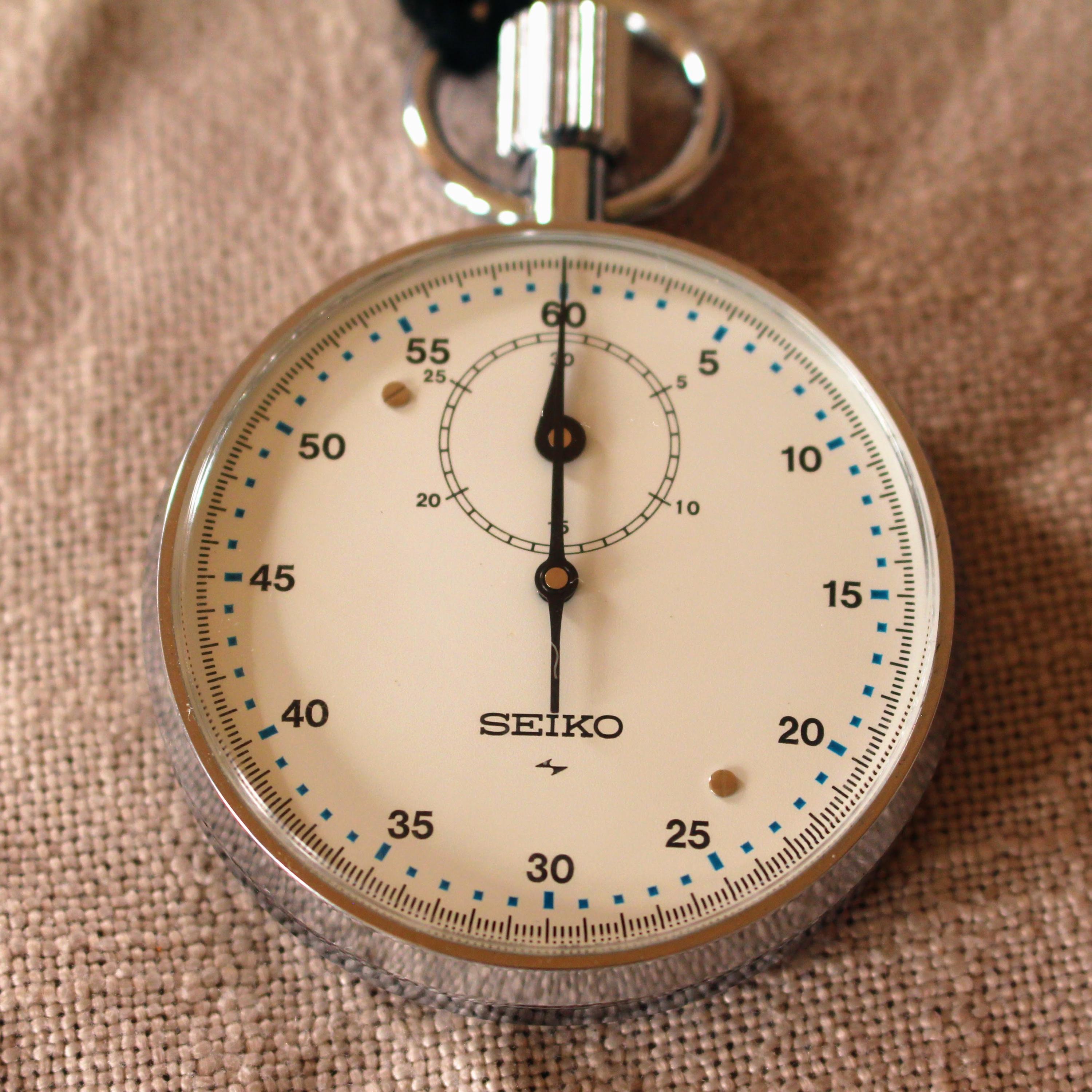 Vintage Seiko Mechanical Stopwatch - Original Box! - 88-5011 - 1977 - Etsy