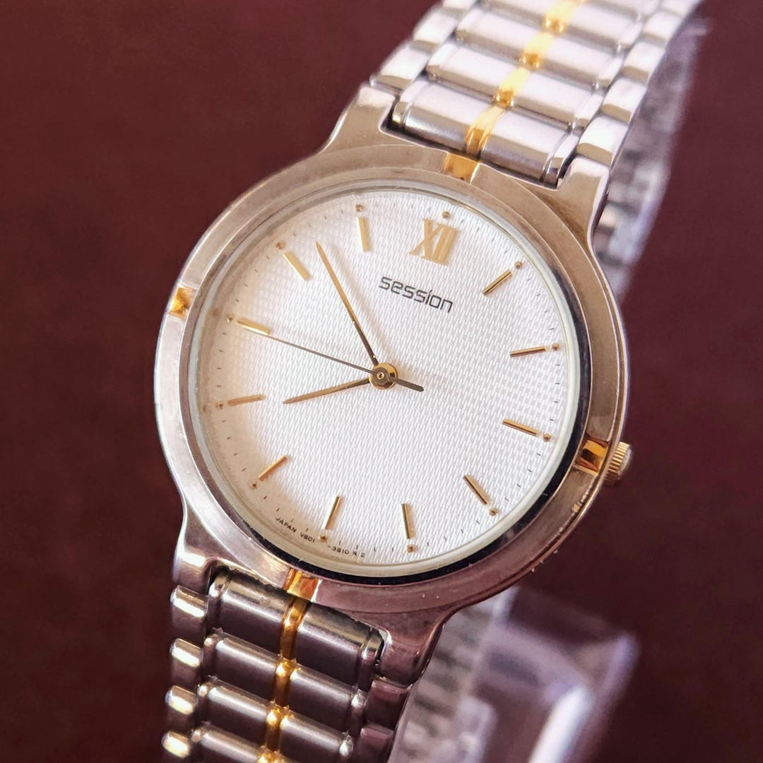 Neo-vintage Seiko JDM Session Mens Watch - V801-111A - Made 1990 - Etsy