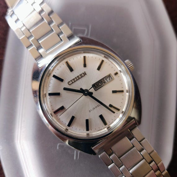 Vintage Citizen Automatic 21 Jewels Mens Watch - Made… - Gem