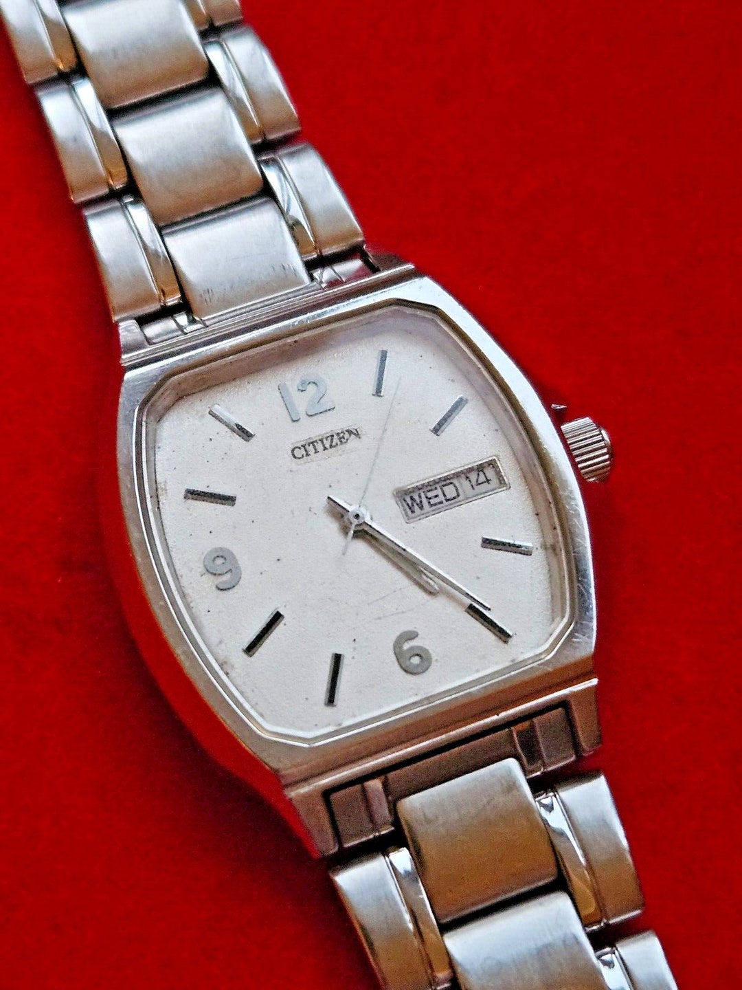 Neo Vintage Citizen Square Mens Watch With Screwdown Crown - Etsy