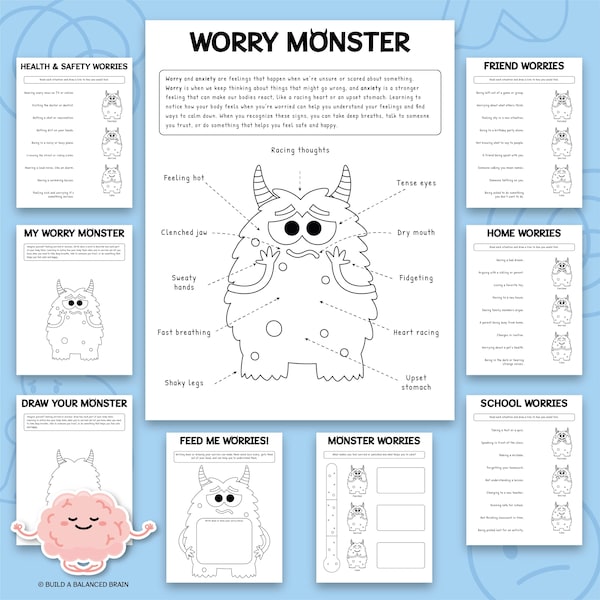 Worry Monster - Etsy