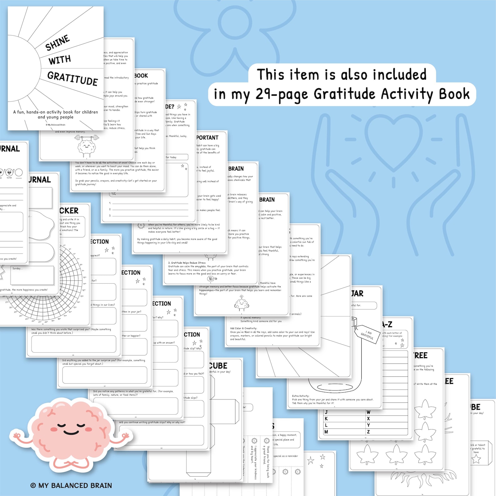 Gratitude Sunshine Log, Sun Rays Thankfulness Activity, Sunburst ...