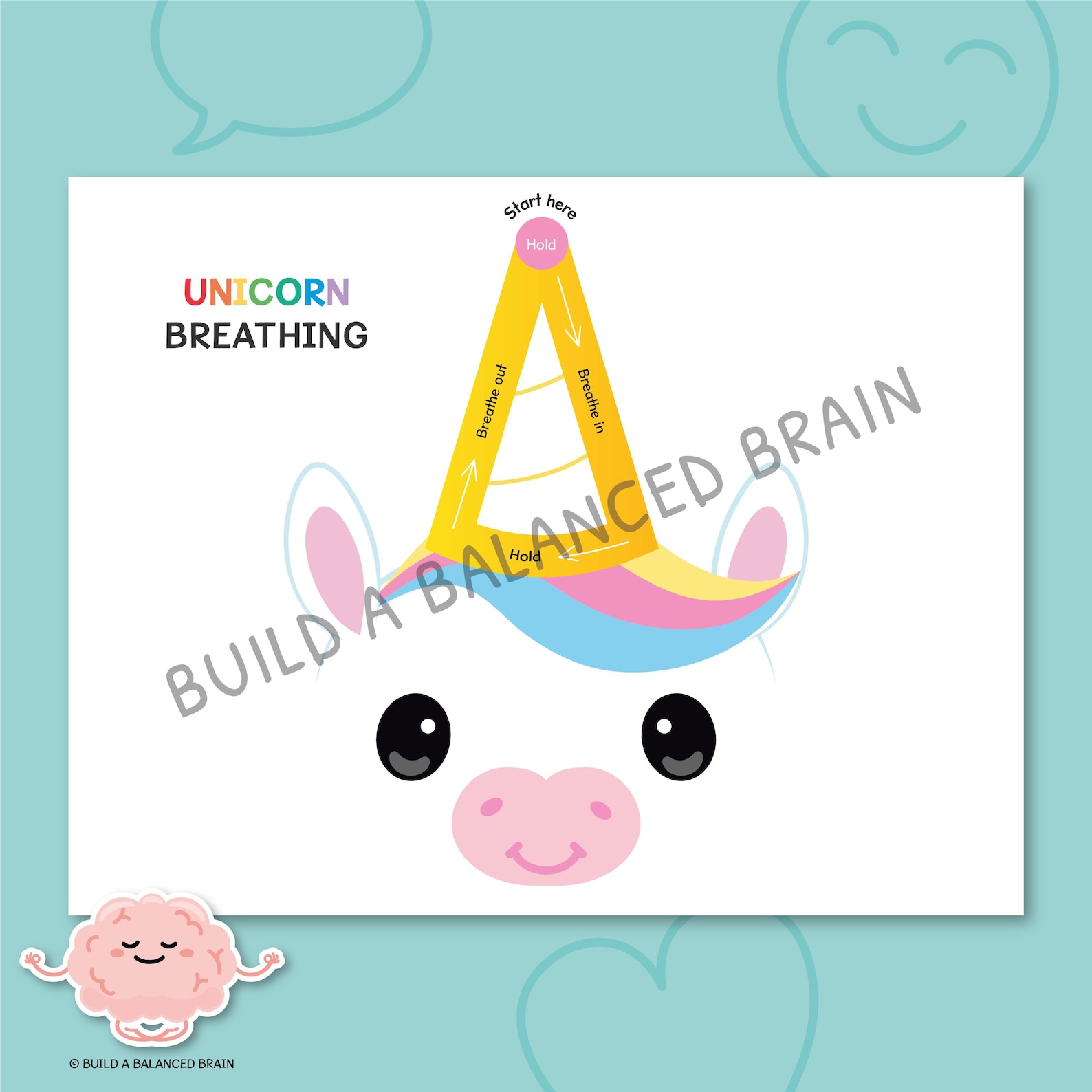 Mindfulness Breathing Activities for Kids, Finger Tracing Cards ...