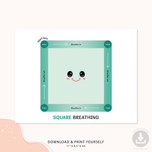 Mindfulness Breathing Activities for Kids, Finger Tracing Cards ...