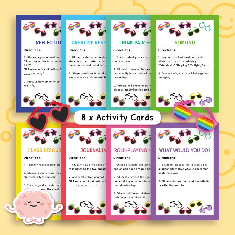 Perspective Taking Scenario Cards for Kids, 100 Social Skills Task ...