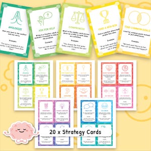 Conflict Resolution Cards for Kids, 120 Conflict Scenario Cards, Social ...