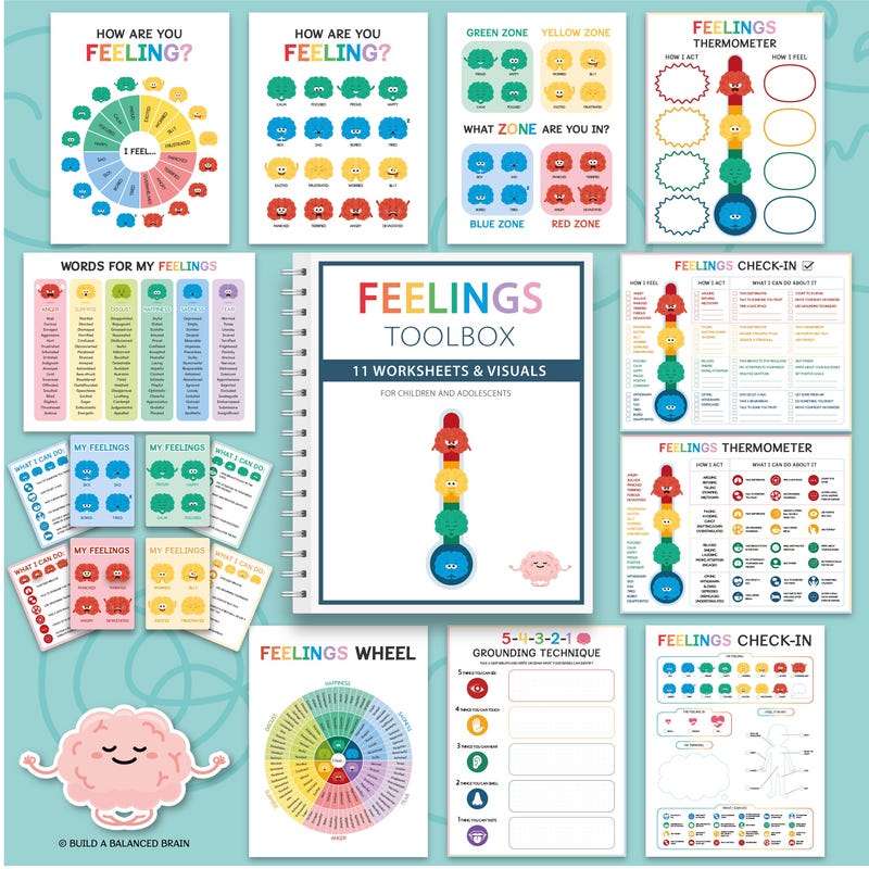 Feelings Chart - Etsy