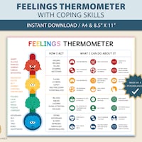 Self-regulation Flashcards With Coping Strategies, Zones of Regulation ...