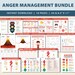 Anger Management 18 Printable Pages, Coping Skills Bundle, CBT ...