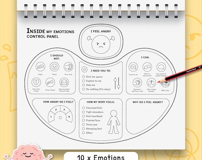 My First Feelings Flip Book - Etsy