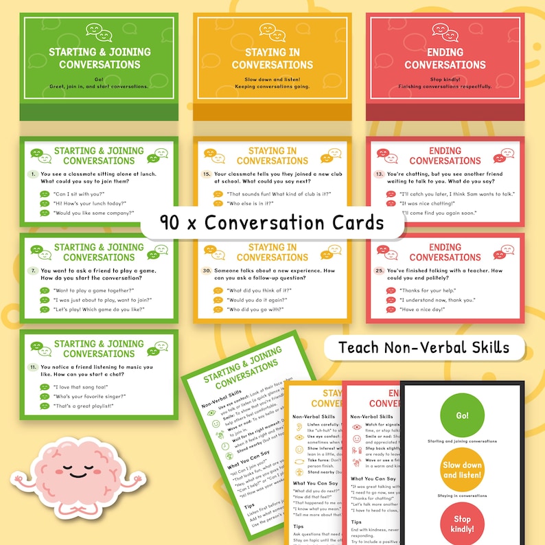 Conversation Starters, Conversational Turn Taking, Starting ...