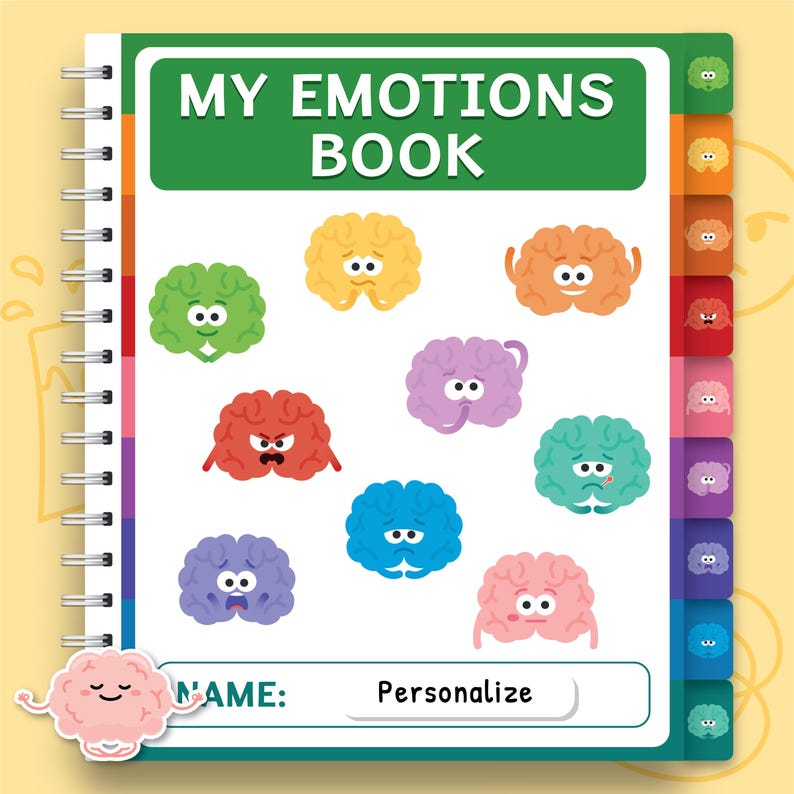 Feelings and Emotions Book, Feelings Check-in, Calm Down Corner ...