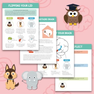 Flipping Your Lid, Emotional Regulation, Hand Model of the Brain ...