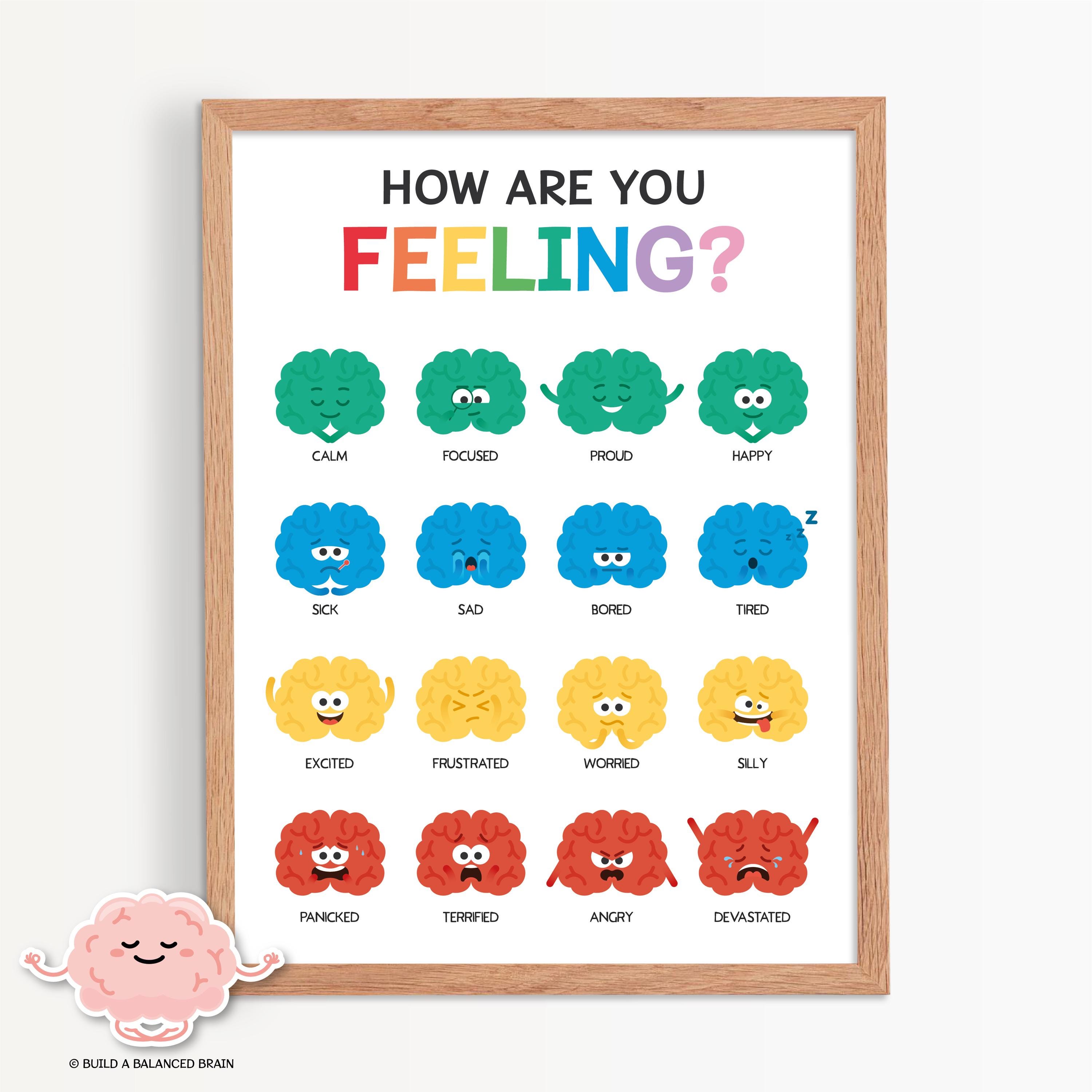 Zones of Regulation Poster, Feelings Check In, Social Emotional ...