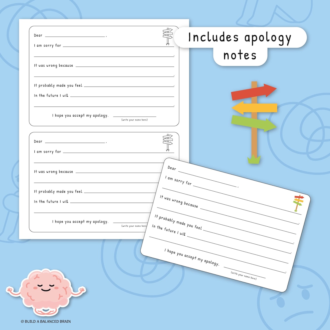 Restorative Practices Think Sheets, Behavior Reflection, Making Good ...