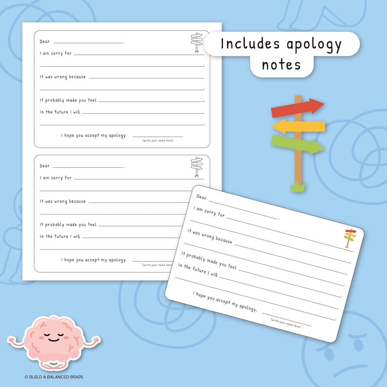 Restorative Practices Think Sheets, Behavior Reflection, Making Good ...