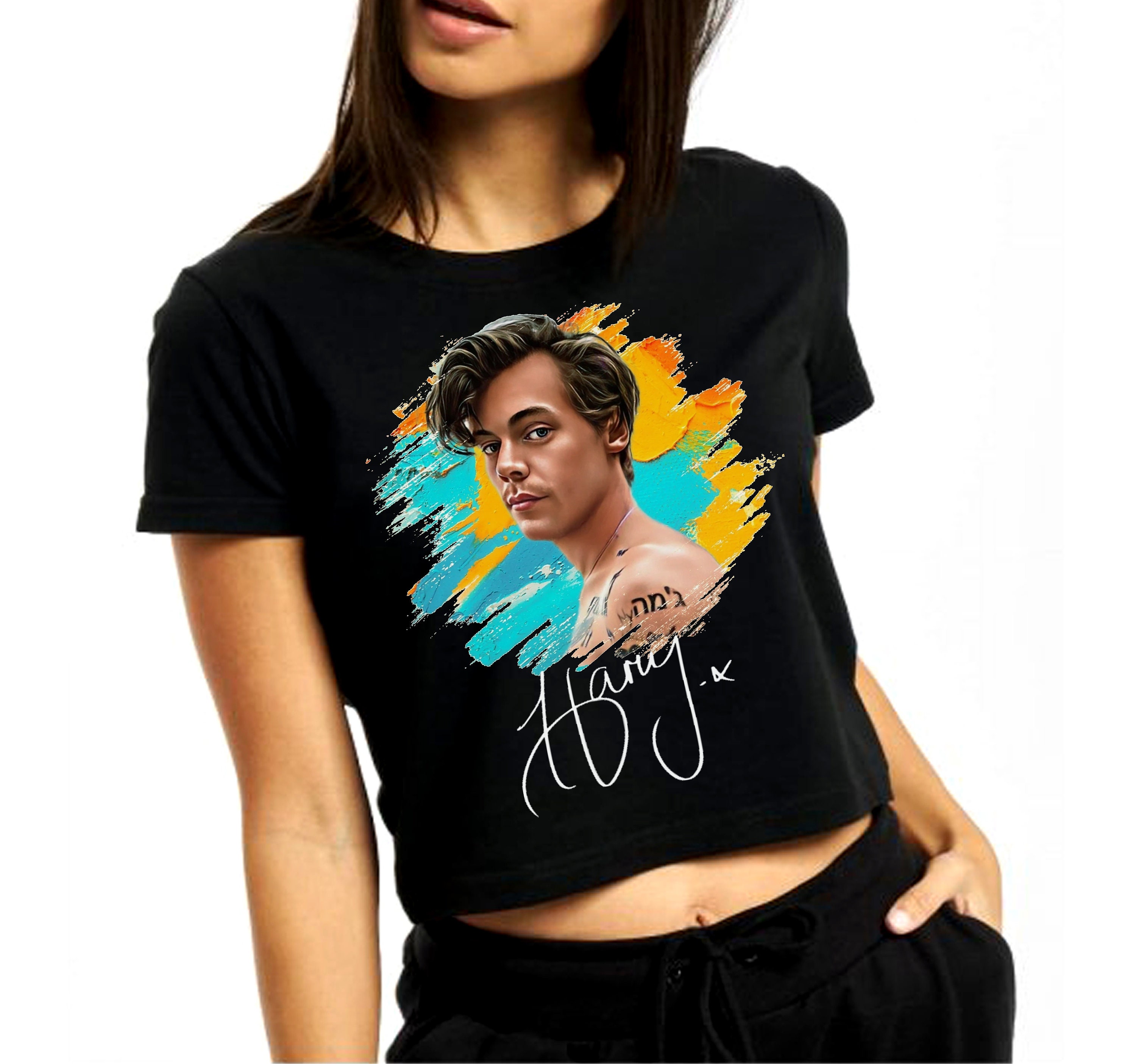 2 Verison Illustration Harry Styles Shirt Png, Unique Design, Harry ...