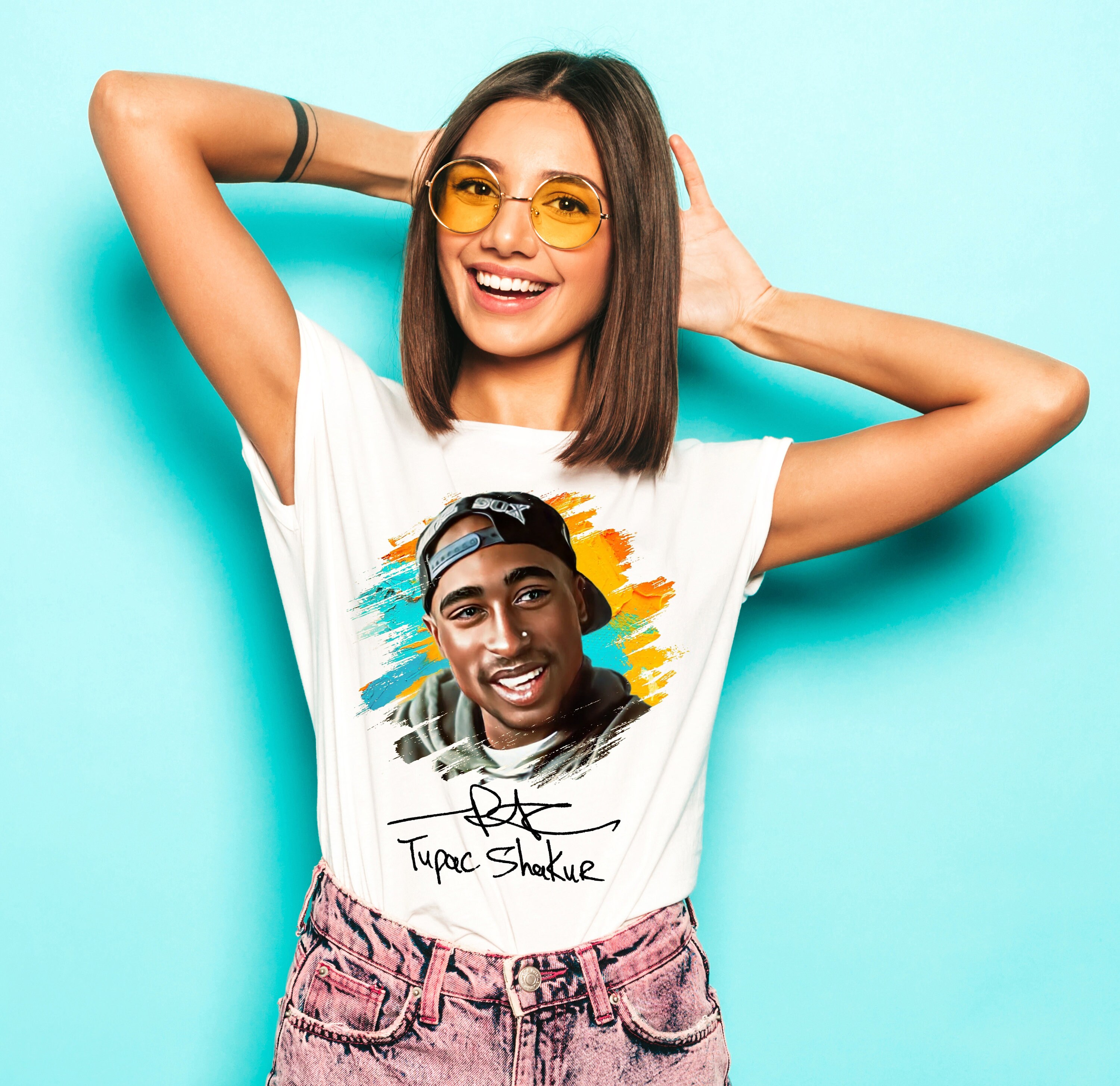 2pac Signature Tshirt Png, Tupac Design, Tshirt Design, Tupac Tshirt ...