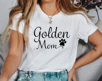 Golden Retriever Gift Tarot Card Golden Retriever Shirt Golden Mom Shirt Dog Lover Gift Golden ...