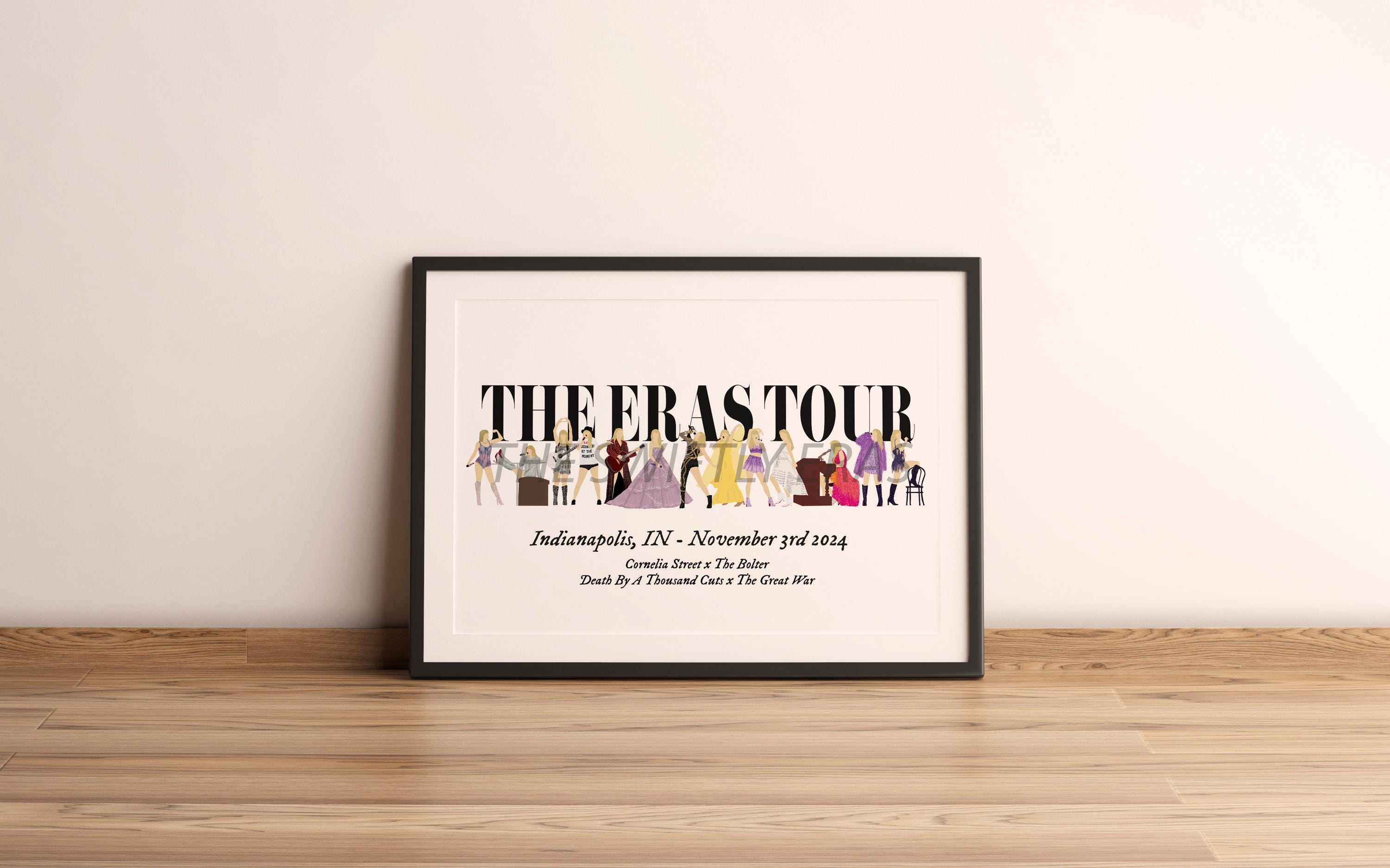 Eras Tour Indianapolis Poster - Available for the 3 Nights! - Etsy