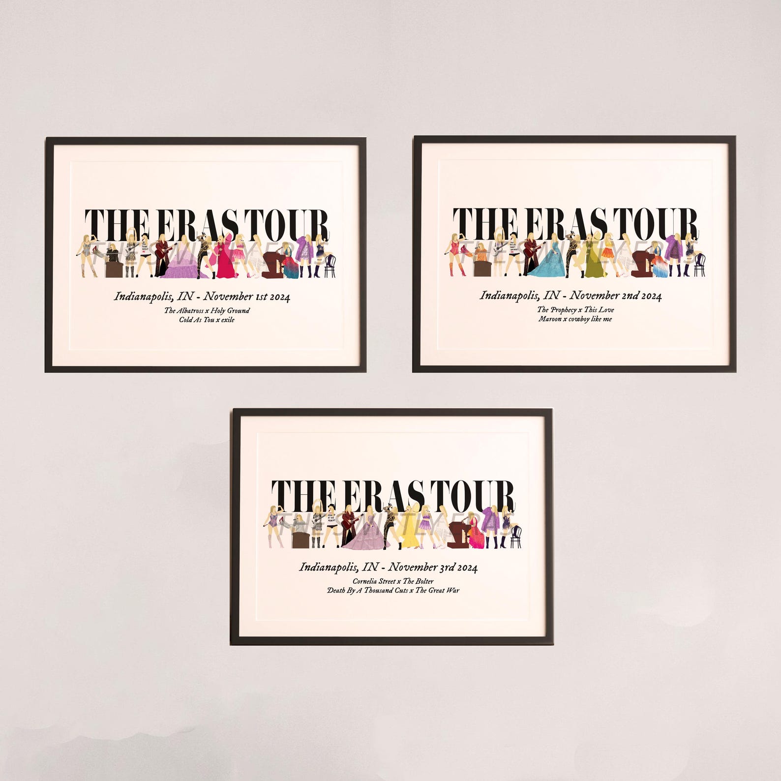 Eras Tour Indianapolis Poster - Available for the 3 Nights! - Etsy