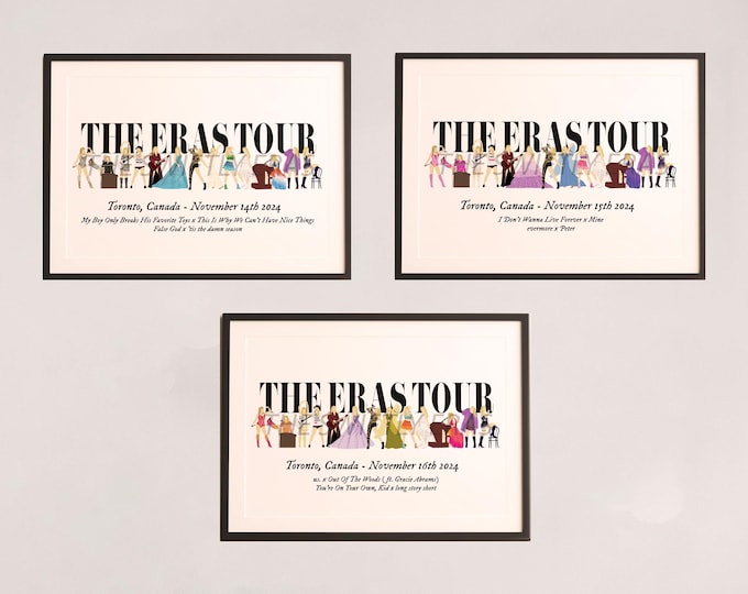 Printable Eras Tour Toronto Night 1 Taylor Poster Digital Download Art ...
