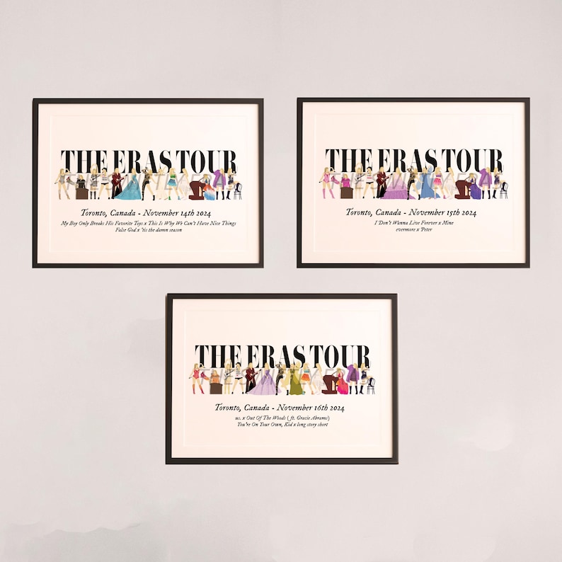 Eras Tour Toronto Poster - Available for the 6 Nights! - Etsy