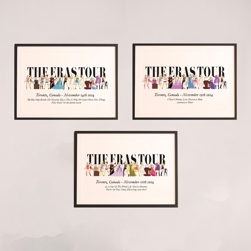Eras Tour Poster - Etsy