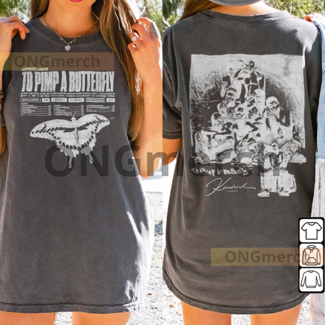 To Pimp A Butterfly Kendrick Lamar 90s Rap Shirt 2 Sides - Etsy