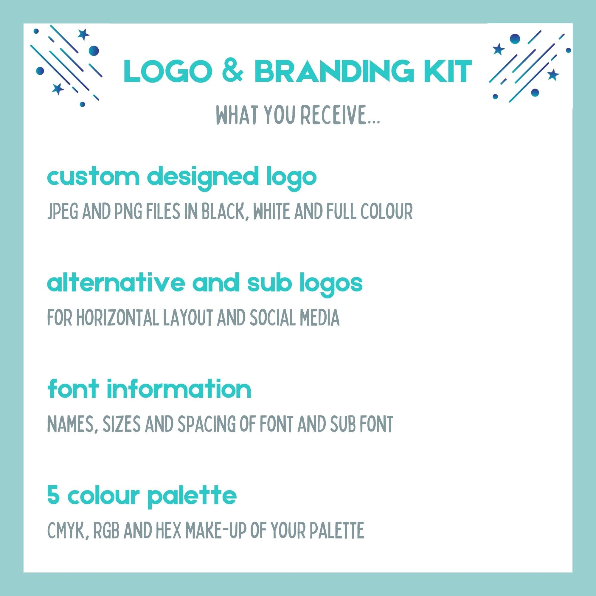 Simple Logo Design and Branding Kit Custom Logo Minimalist Logo ...