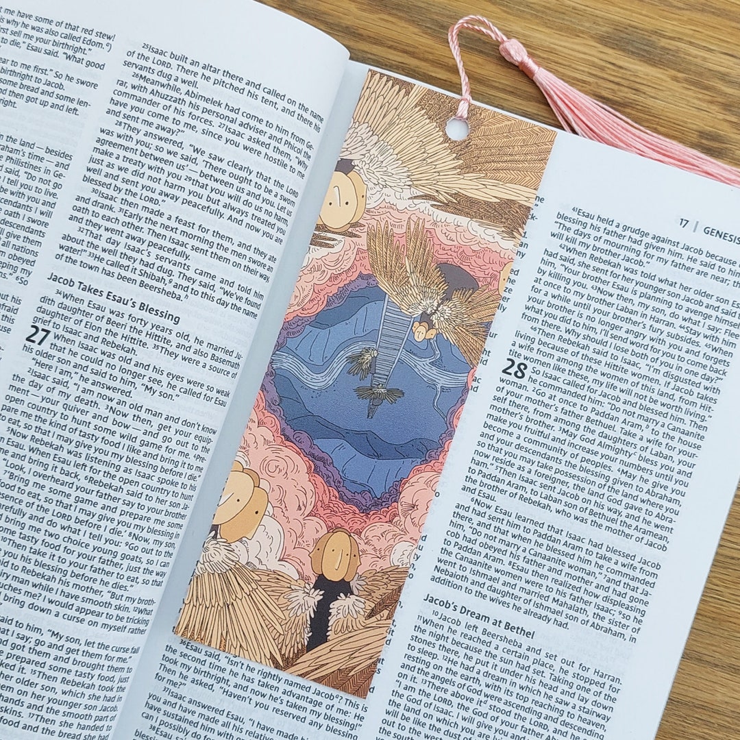 Jacob's Dream at Bethel Bible Bookmark - Etsy