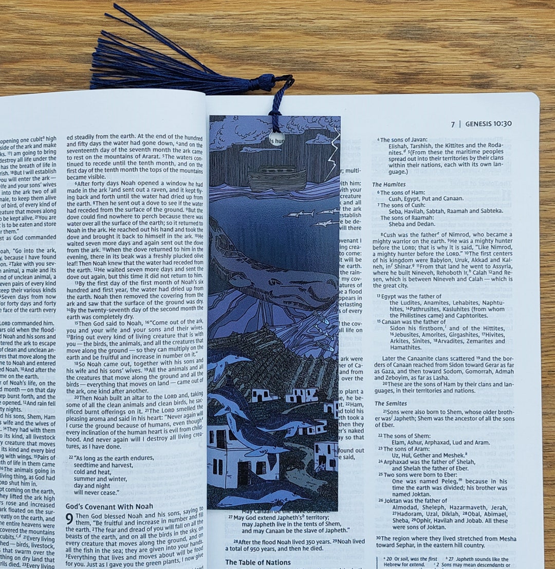 Noah's Ark Bible Bookmark - Etsy