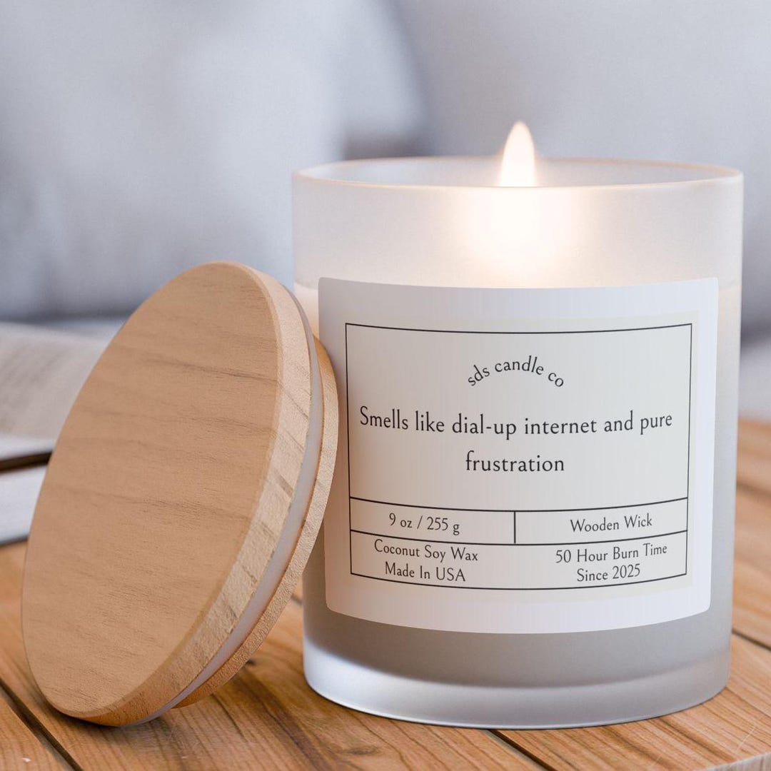 Gen X Humor Candle, 90s Nostalgia Scent, Funny Gen X Gift, Retro ...